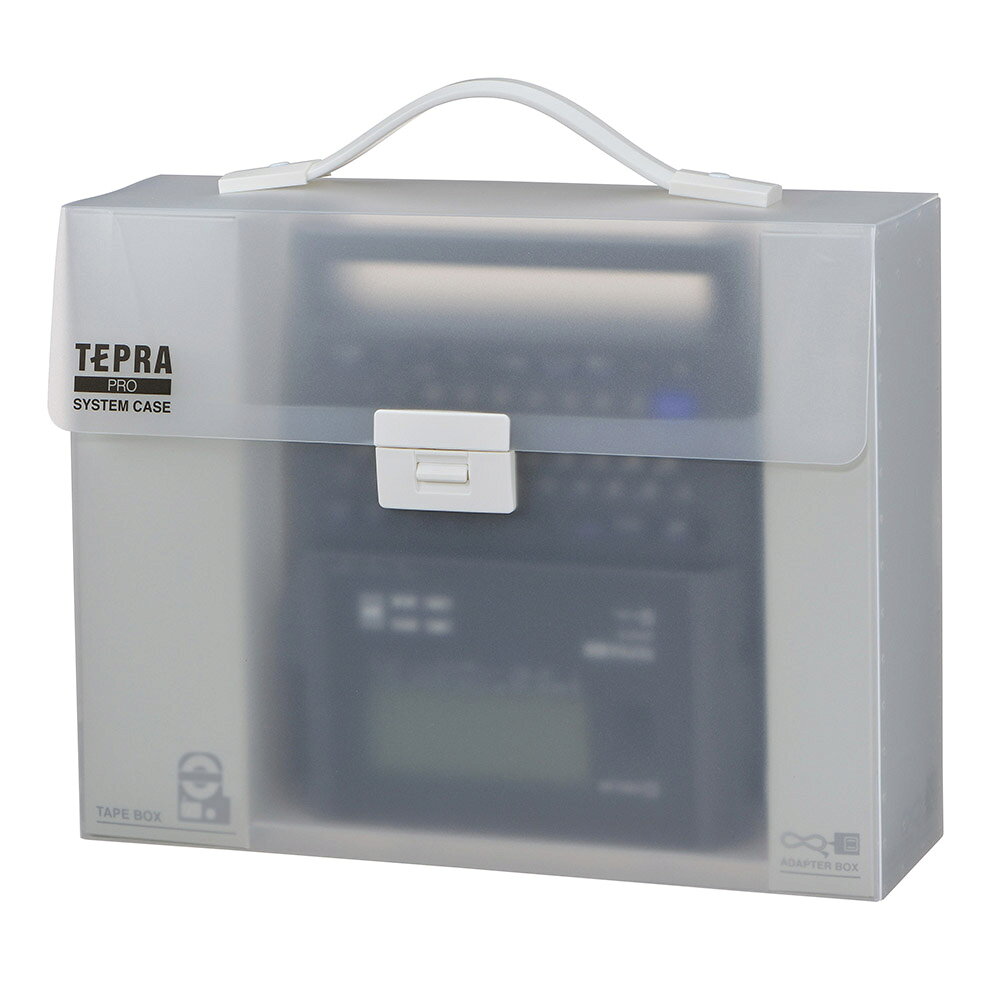 本体サイズ:245×317×90mm本体重量:410gパッケージサイズ:245×317×90mmパッケージ重量:410g入り数1A4ボックスファイルサイズに「テプラ」本体1台とACアダプタ、テープカートリッジ(12mm幅10個分)などを収納...