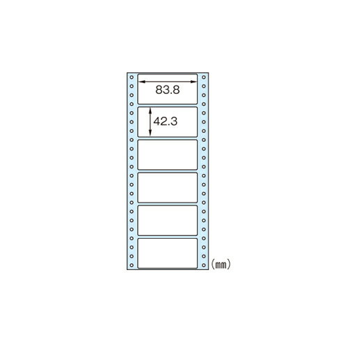 規格:11"×41/2"(縦279×横114mm)1シート入数:6片1片寸法:縦42.3×横83.8mm紙種:上質紙 ■メーカー希望小売価格はメーカーカタログに基づいて掲載しています