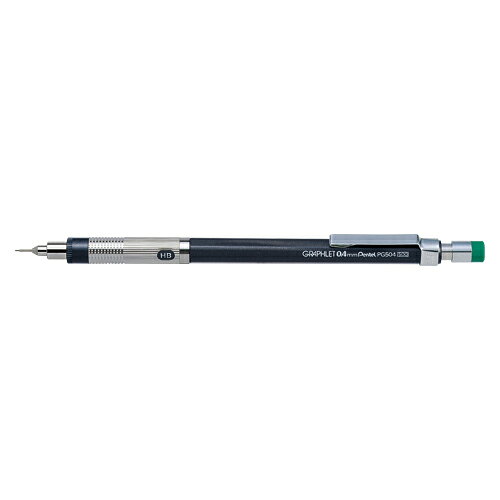 シャープ芯径:0.4mm長:145mmガイドパイプ長:4mm重量:10g内蔵芯(出荷時):HB材質:再生素材使用消しゴム付 ■メーカー希望小売価格はメーカーカタログに基づいて掲載しています