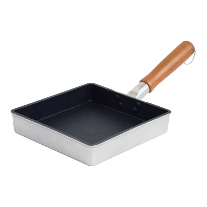 ●外寸(mm)：195×195×39●深さ：34●質量(kg)：0.79●材質：本体/アルミニウム合金(底厚4mm) 内面/テフロンTMプラチナプラス加工 外面/ピーニング加工●底幅×底奥行(mm)：175×175●底板厚(mm)：4●材質...