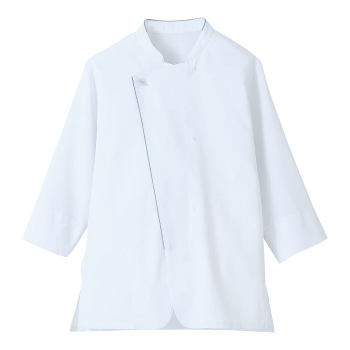 ●着丈(cm )：67●肩巾(cm )：40●胸囲(cm )：98●袖丈(cm )：42●高い通気性で快適な着心地の軽量ショップコート！●ポリエステル79%+綿20%+複合繊維(ポリエステル)1%●高通気 、軽量 、ストレッチ 、点タッチ、...