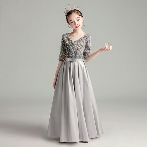 【高品質なつくり】縫製など細部まで丁寧に作られております。質感、細部にまでこだわった、高級感ある本格的なドレスです。 【選べるサイズ】幅広いサイズ展開で、お子様にぴったりサイズを選べ綺麗に着こなせます。姉妹でお揃いにすれば可愛さも2倍で楽し...