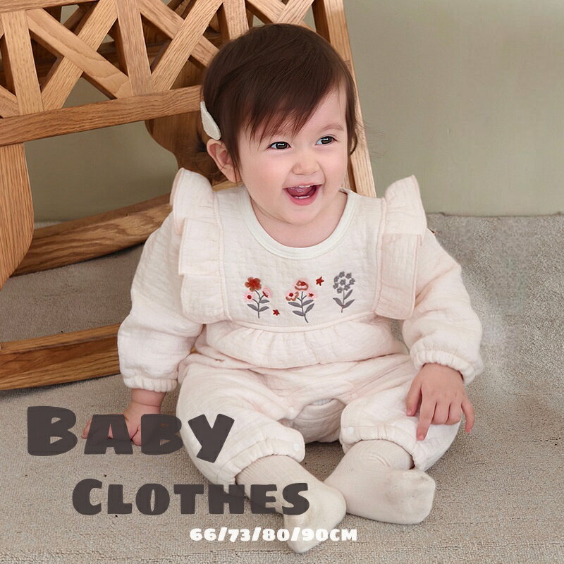 ▲商品内容：ロンパース ▲注意事項： ・測定したサイズは素人採寸のため1〜3cm程度の誤差が生じる場合があります。 ・商品画像はライトの下で撮影しており、ご覧いただくモニター等の違いで画像と実商品の色合いが若干異なる場合がございますので、予...