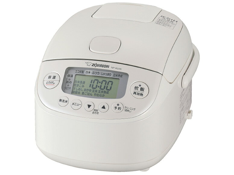 配送区分：Fサイズ象印 ZOJIRUSHI 圧力IH炊飯ジャー 極め炊き 3合 圧力IH ホワイト　NP-RU05-WA象印 ZOJIRUSHI 圧力IH炊飯ジャー 極め炊き 3合 圧力IH ホワイト　NP-RU05-WA