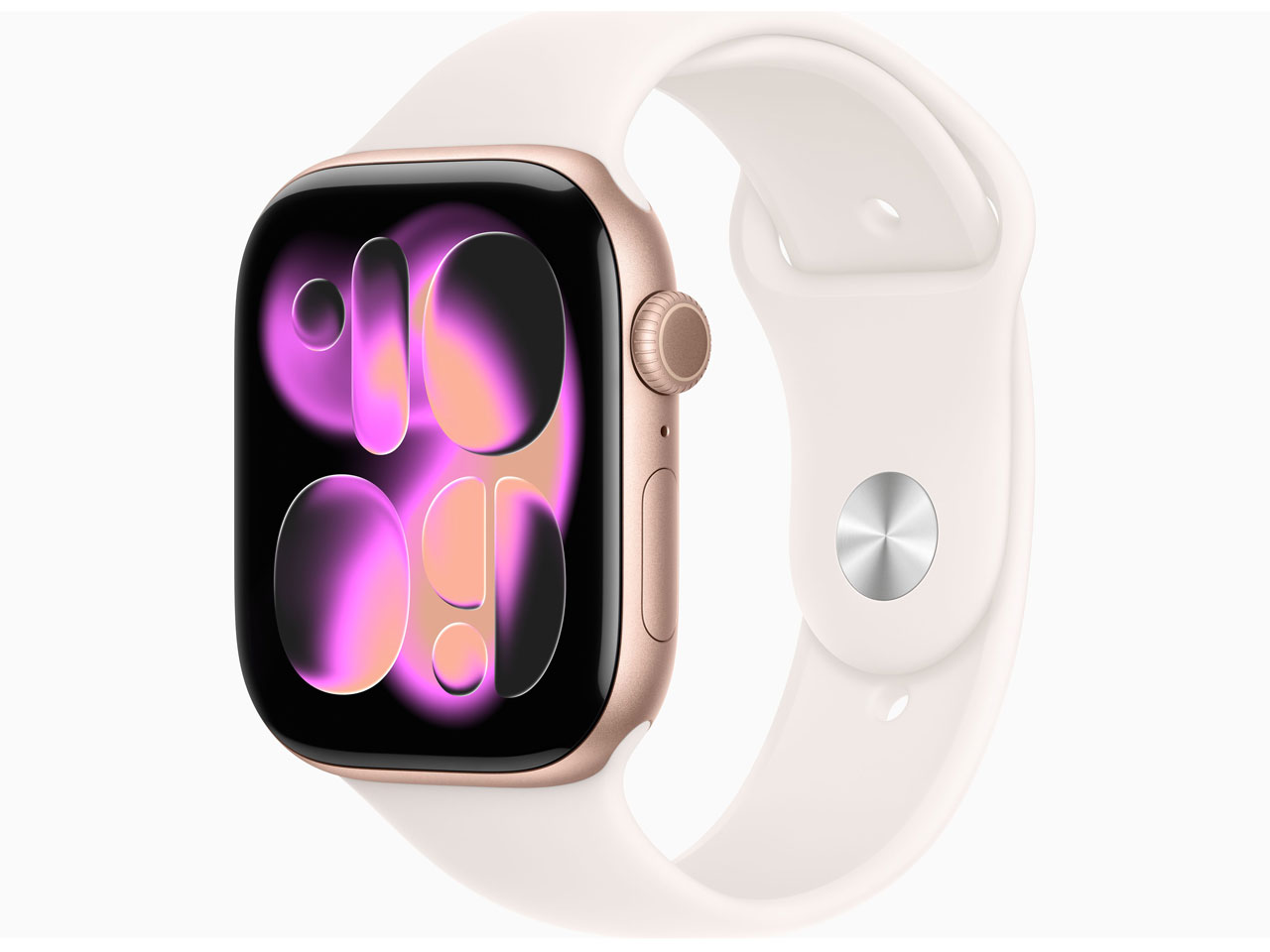 配送区分：FサイズApple Watch Series 11 GPSモデル 46mm MEV74J/A [ローズゴールド・ライトブラッシュスポーツバンド M/L]　アップルウォッチ※ご注文手続き後、当店より発送予定日または取寄商品の在庫有無...