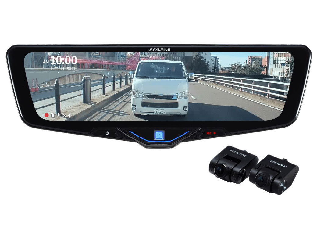 配送区分：FサイズALPINE DVR-DM1046A-IC ドライブレコーダー搭載 10型デジタルミラー車内用リアカメラ アルパイン ※ カー用品に関しましては、当店のアフターサービス（初期不良対応含）はございません。万が一初期不良等ござ...