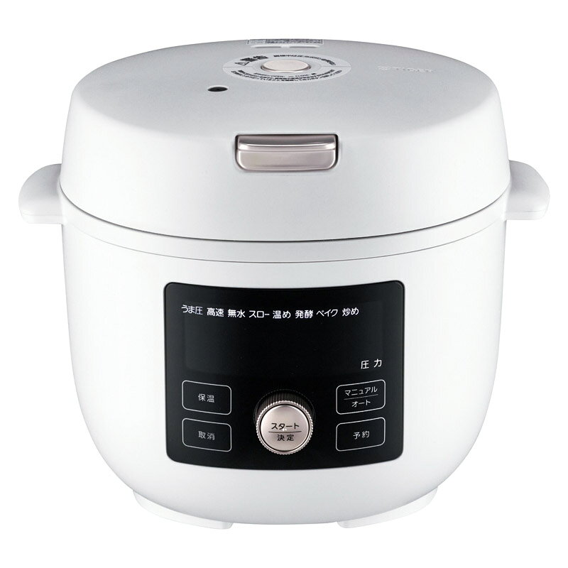 配送区分：Fサイズタイガー魔法瓶 TIGER 電気圧力鍋　COK-B220-WM　マットホワイト※ご注文手続き後、当店より発送予定日または取寄商品の在庫有無・納期を記載したご注文確認メールをお送りいたしますので必ずご確認をお願い致します。 ...