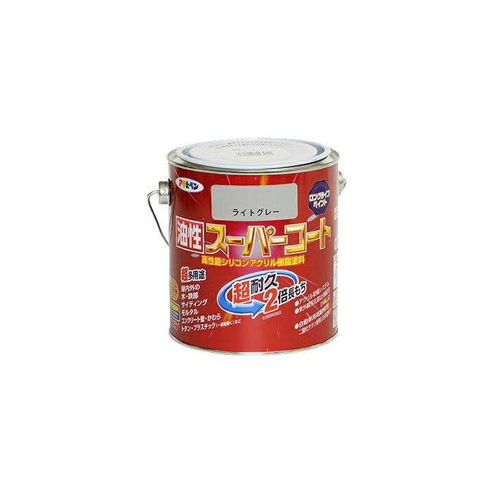 超耐久 超多用途 2倍長持ち!!次世代塗料 1回塗り/2回塗り ツヤあり／ツヤ消し 架橋反応型シリコンアクリル樹脂塗料 特長 ●シリコンアクリル樹脂のシリコン架橋システム及び紫外線劣化防止剤(HALS)の相乗効果により、汚れにくく、耐久性が...