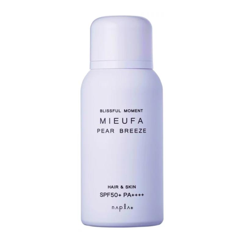 【商品名】 ナプラミーファフレグランスUVスプレーペアブリーズ 【ブランド】 MIEUFA（ミーファ） 【JAN】 4540688143973 【商品説明】 ●シンプルだけど上品、香る髪用UVケア。 ●紫外線から髪と肌をしっかり守ります。 ...