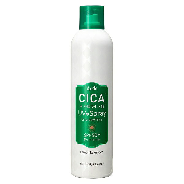 【商品名】 アジャステ CICAアゼライン UVスプレー 【ブランド】 Ajuste（アジャステ） 【JAN】 4550668780852 【商品説明】 ●レモンラベンダーの香り(レモン果皮とラベンダーの香り)。 ●CICA*1×アゼライン...