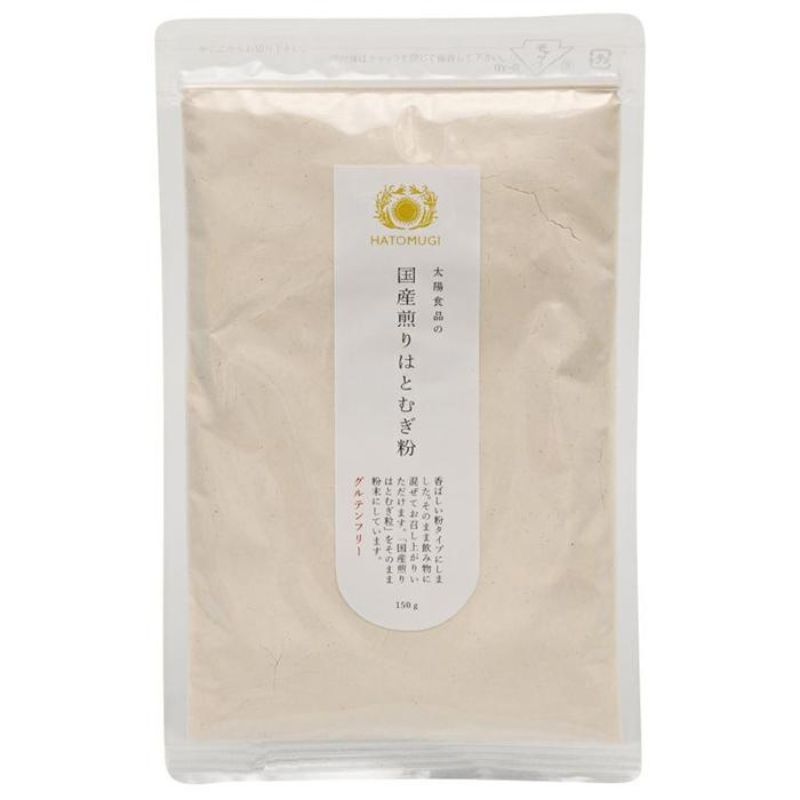 焙煎したはとむぎを粉末にしています。 ドリンクに混ぜたり、きな粉のようにご利用いただけます。 【お召し上がり方】 豆乳などお好みの飲料に混ぜたり、ハチミツ、すりごま、きな粉などと練るとおいしく、栄養のバランスも良くなります。 内容量:150...