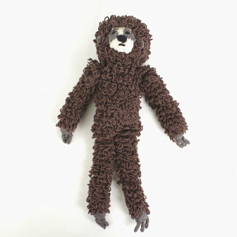 サイズ: 約 高さ38 (cm)素材: 綿 アクリル仕入国: ケニア【注意事項】一つ一つ手作りのため、サイズや色柄、顔にばらつきがございます。サイズはご参考までにお願いいたします。かわいすぎるナマケモノのぬいぐるみ。オーガニックコットンのや...