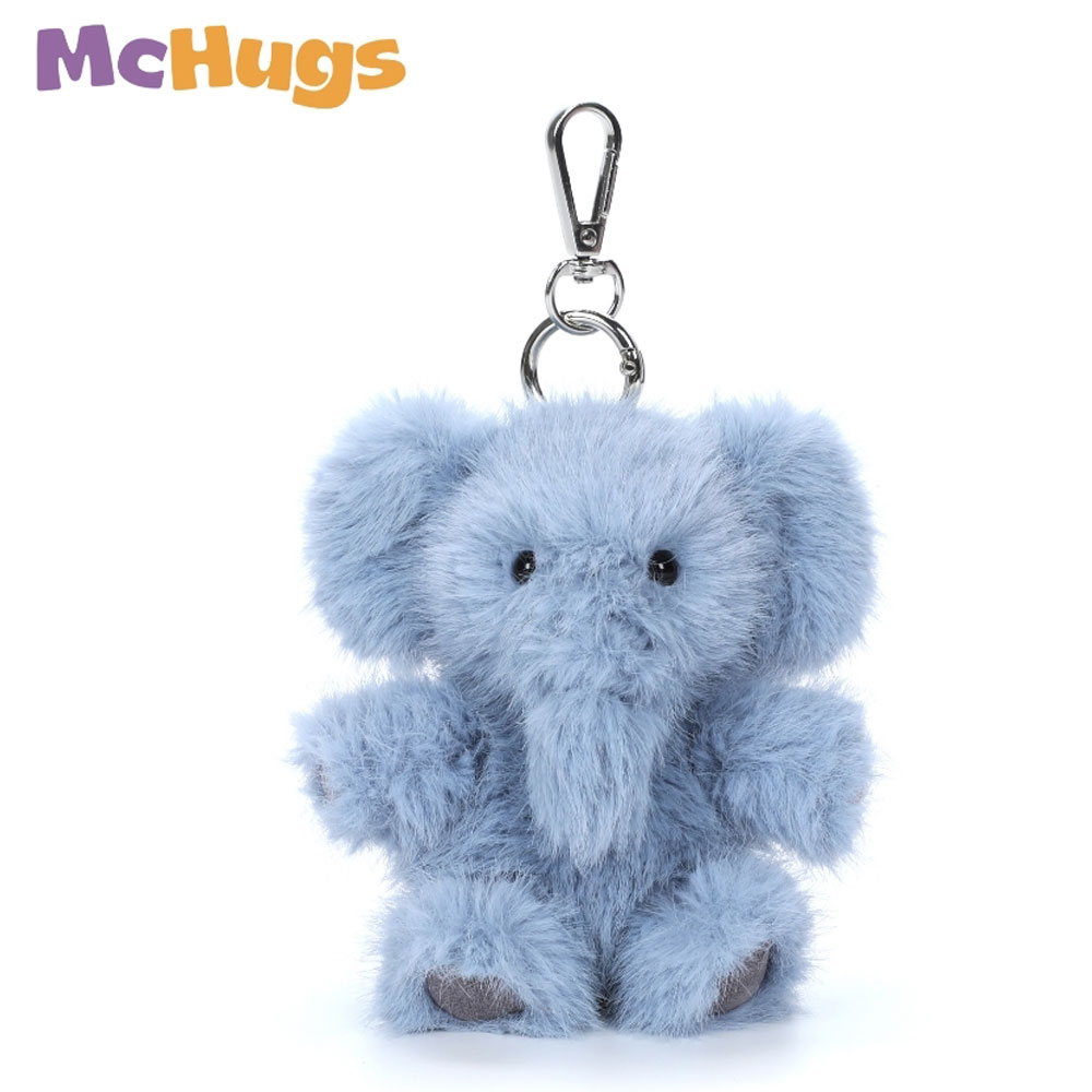 MC600107 McHugs Stormey Elephant Bag Charm 愛とぬくもりから生まれたやさしいぬいぐるみブランド、McHugs（マックハグス）の 『ゾウ』のバッグチャーム♪ ～日本正規輸入代理店からの直接仕入品です～...