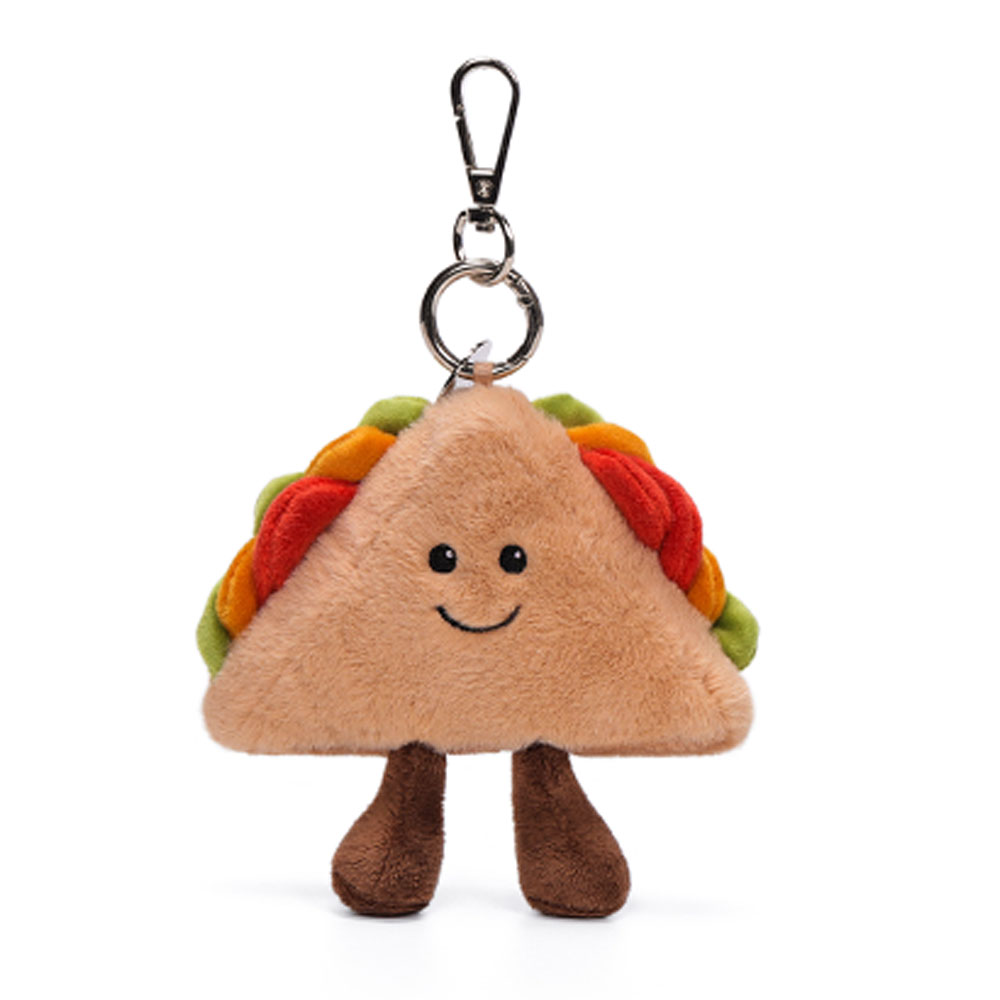 MC600212 McHugs Delicious Sandwich Bag Charm Charm 愛とぬくもりから生まれたやさしいぬいぐるみブランド、McHugs（マックハグス）の 『サンドイッチ』のバッグチャーム♪ ～日本正規輸入代理...