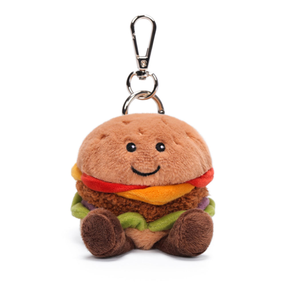MC600213 McHugs Juicy Cheese Burger Bag Charm 愛とぬくもりから生まれたやさしいぬいぐるみブランド、McHugs（マックハグス）の 『ハンバーガー』のバッグチャーム♪ ～日本正規輸入代理店からの直...