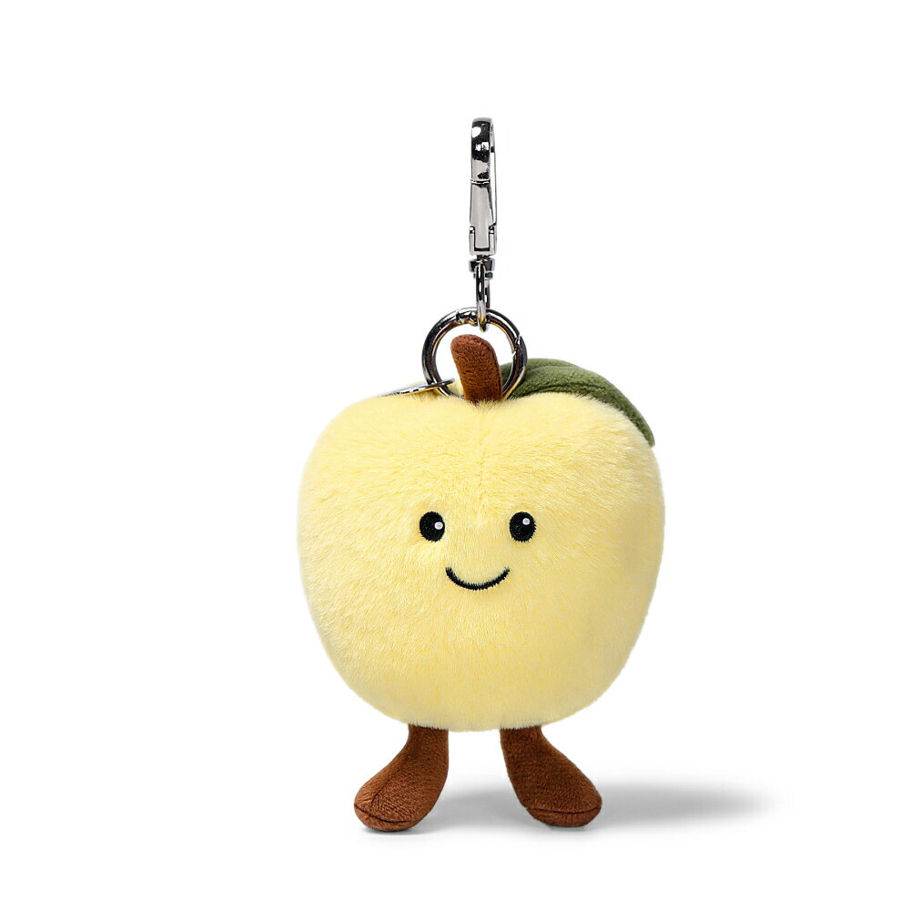 MC600274C McHugs Yellow Apple Bag Charm 愛とぬくもりから生まれたやさしいぬいぐるみブランド、McHugs（マックハグス）の 『フルーツ』のバッグチャーム♪ ～日本正規輸入代理店からの直接仕入品です～ ...