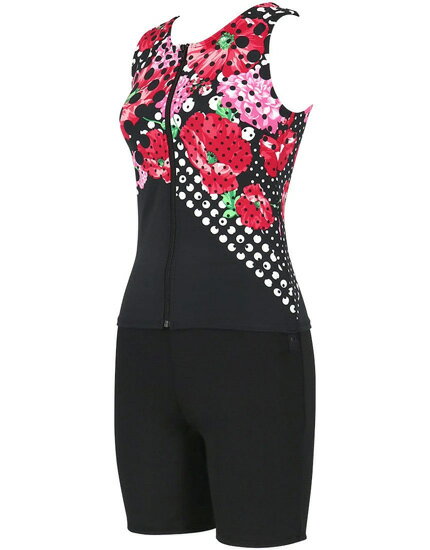 ●サイズ 　15L（バスト92cm　ヒップ92〜100cm） ●主材料＝ポリエステル85％、ポリウレタン15％【ワコール　スイムウェア】　セパレート水着 おなか、せなか、ヒップ、ふとももをととのえ、ボディラインをすっきりキレイに見せる「フル...