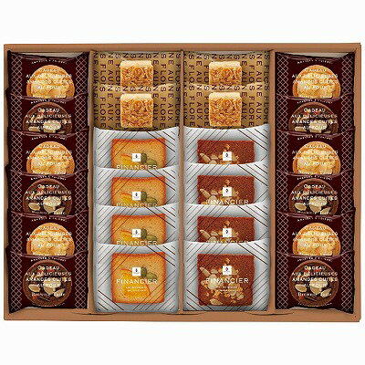 ●商品内容：フィナンシェ(オレンジ・キャラメルアーモンド)・フロランタン各4個・タルト(ブラウニー・ホワイトブラウニー各6個)●賞味期限：製造日より常温約120日●アレルゲン：卵・乳成分・小麦・オレンジ・大豆・アーモンド●箱サイズ：38.5...