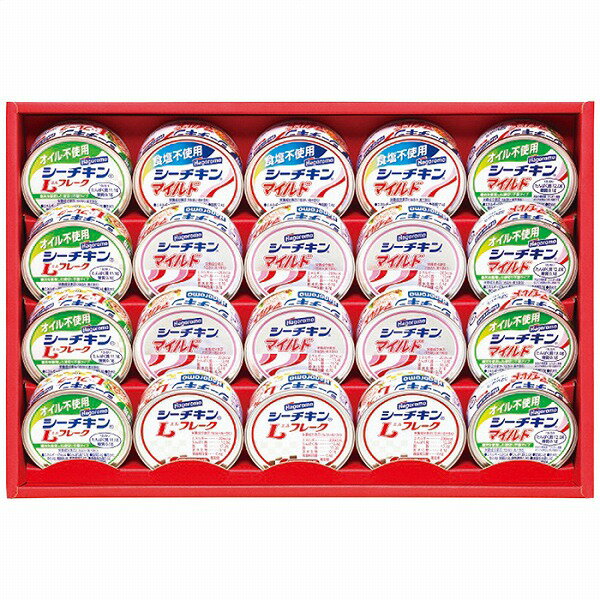 ●商品内容：オイル不使用シーチキンLフレーク・オイル不使用シーチキンマイルド各4缶・シーチキンLフレーク・食塩不使用シーチキンマイルド各3缶・シーチキンマイルド6缶・各70g●賞味期限（製造日から）：常温約1080日●製造・生産地：日本製●...