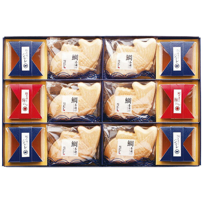 ●商品内容：鯛茶漬け4食・梅入り鯛茶漬け2食●賞味期限（製造日から）：常温約180日●アレルゲン：小麦 ごま・大豆●製造地：日本製●箱サイズ：29×4×20cmいままでにない斬新な趣をお茶漬けという馴染みある一杯に施しました。温かいご飯に鯛...