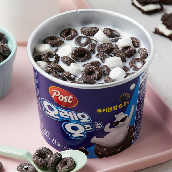 名称[Post] オレオ オズカップ内容量30g原産国名韓国ブランド東西食品 Post特徴サクサクとした食感が楽しい、オレオ風味のチョコシリアル オレオ オズカップは、ミルクと相性が良く、朝食やおやつにぴったりの商品です。 サクサクとした食...
