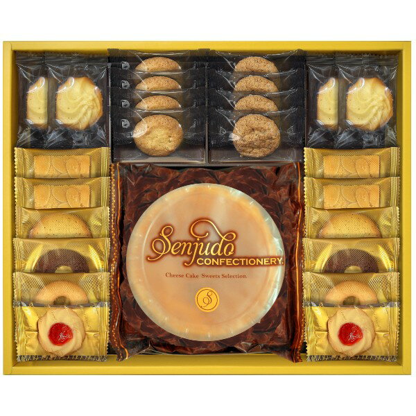 ●チーズケーキ、クッキー（ミニリング×4・プチペカン×4・ミニカシュー×4・トフィーアーモンド×4・アールグレイ×2・プチラズリン×2・リングバター×2・リングココア×2）●箱290×345×50mm（日本製）●賞味期限/90日（製造日より...