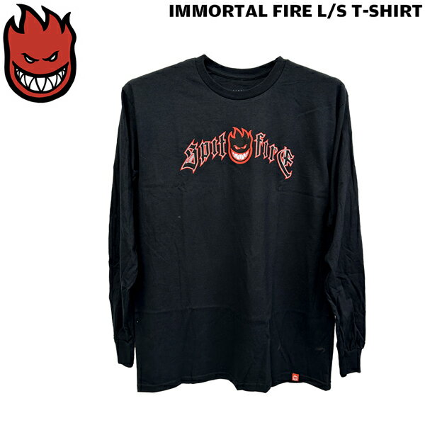 SPITFIREロングTシャツ 【正規取り扱い店】 ●BRAND ：SPITFIRE（スピットファイア） ●品　番：421022000201 ●品　名： IMMORTAL FIRE L/S T-SHIRT ●color :　w/ RED B...
