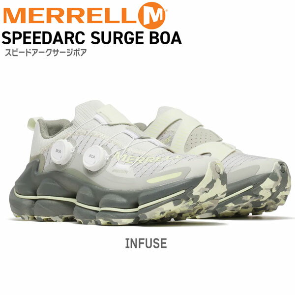 【正規代理店商品】 ●BRAND : MERRELL メレル ●品　番 : M00003547 ●品　名 : SPEED ARC SURGE BOA スピードアークサージ ボア ●カラー : INFUSE ●サイズ : US7(25.0cm...
