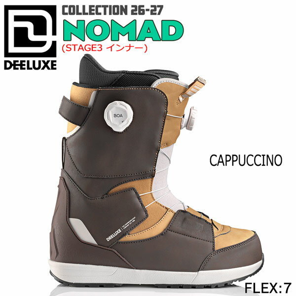 【正規代理店商品】 ●BRAND : DEELUXE ディーラックス ●品　名 : NOMAD S3 ノマド ●カラー : CAPPUCCINO ●サイズ : 22.5cm/ 23.0cm/ 23.5cm/ 24.0cm/ 24.5cm/ ...