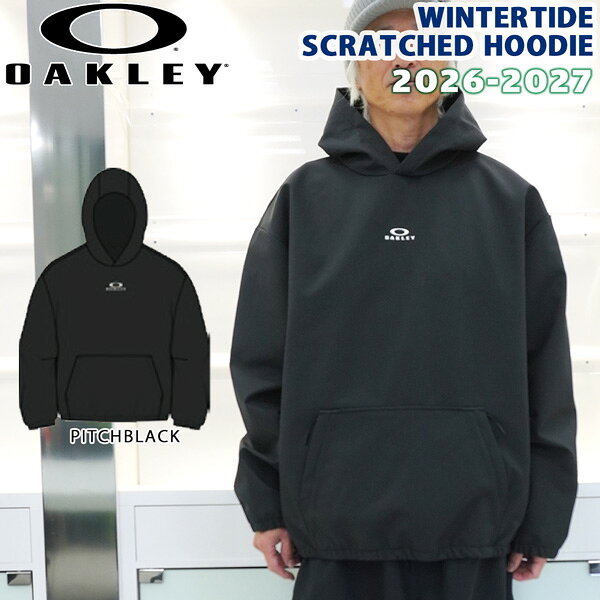 【正規代理店商品】 ●BRAND：OAKLEY オークリー ●品　番：FOA408888 ●品　名：WINTERTIDE SCRATCHED HOODIE ウィンタータイドスクラッチドフーディー ●カラー： PITCHBLACK ●サイズ：...