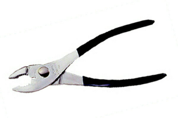 特徴 ジョイント部の2段階調整で口開きが大きく、掴む部分に少し膨らみを付けることで、ボルトやナットを掴みやすくしたペンチの仲間です。 他にも、線材の切断、ねじり、曲げ、引張りや、薄鉄板の曲げ等にも適しています。 特殊バネとソフト樹脂グリップ...