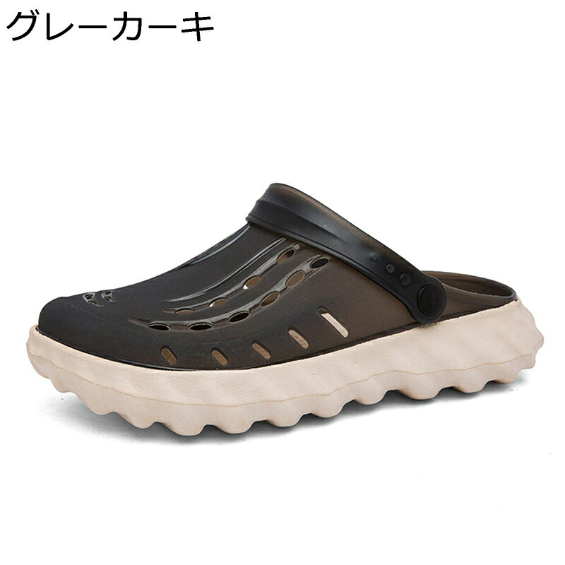 　　　 ◆◇◆人気の秘密◆◇◆ 【EVA特徴】アッパーはEVA素材で作られています、蒸れにくい、通気防臭、循環通気を実現！足に呼吸のような通気性をさせる。夏には欠かさない一足!オシャレでプレゼントにもなります! 【一足両用】スリッパとサンダ...