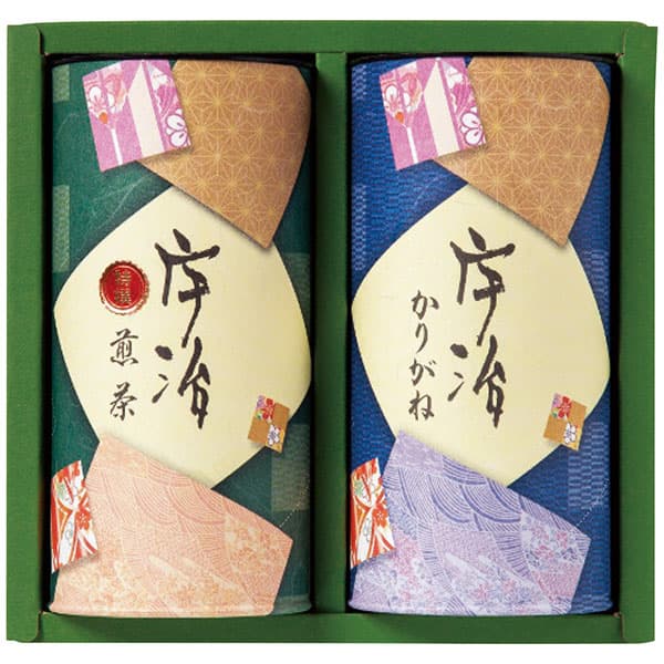 商品内容 ●特選煎茶110g・かりがね110g各1本・賞味期間/製造日より常温約360日・［日本製］・18.5×18×8cm・60サイズ・400g 豊かな香りと爽やかな口当たりの煎茶とかりがね（くき茶）の詰合わせです。 ※商品の内容・デザイ...