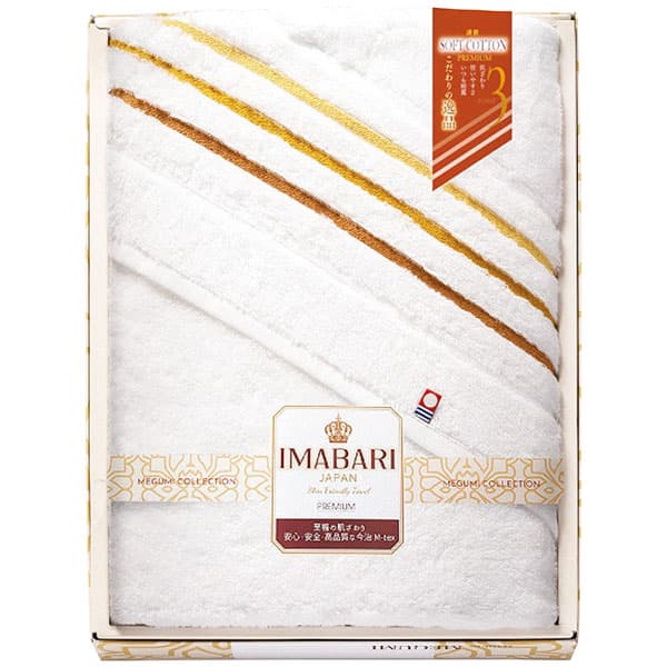 商品内容 ●45×100cmスマートバスタオル1枚・綿100％・［日本製］・27×34.5×6cm・80サイズ・500g PREMIUM　選んで贈る　3つのこだわり　1：柔らかさ　2：機能性　3：使いやすさを追求した美と極みの伝統一品、今治...