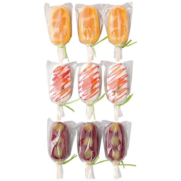 商品内容 ■現/フルーツ・みかん・ぶどう各3本 ■賞味期間/出荷日より冷凍約30日 ■アレルギー【乳成分・オレンジ・キウイフルーツ・ゼラチン】■箱/21×12×12cm・800g 明治元年（慶応四年）の創業以来、本物の菓子づくり、人に優しい...