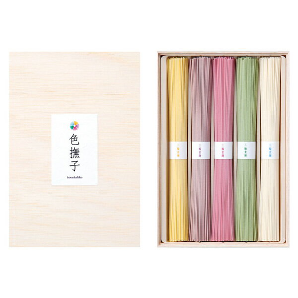 商品内容 ●セット内容／手延べ三輪素麺(かぼす・紫芋・梅・青しそ・白)(各50g)×各1●箱サイズ／20.3×13.7×3.6cm●賞味期間／常温3年6ヶ月●アレルゲン／小麦●アレルゲンその他／大豆 野菜や果物をそのまま粉末にし、小麦粉に練...