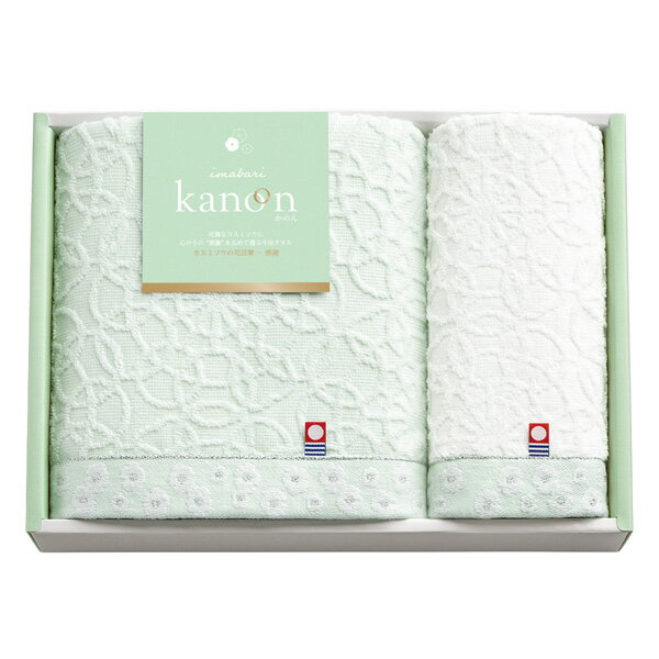 商品内容 ●現品（バスタオル）約60×115cm・（フェイスタオル）約34×75cm●綿100%●バスタオル・フェイスタオル各1枚●原産国：日本●化粧箱入●箱サイズ：約30×22×5cm●箱重量：約455g●今治認定番号：第2019-152...