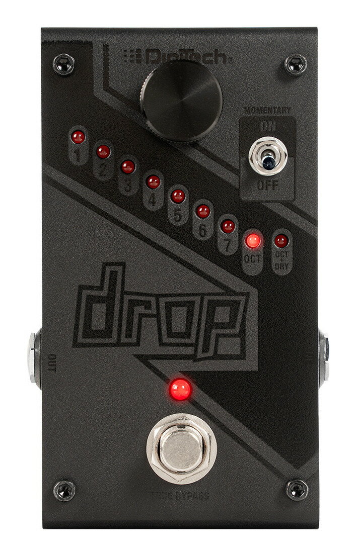 カラーは限定仕様のブラックです。DropDrop(ドロップ)は、Whammy DTに搭載されているドロップ・チューン(ポリフォニック・ピッチ・トランスポージング・エフェクト)機能をコンパクト・エフェクターのサイズに取り出したドロップ・リチュ...