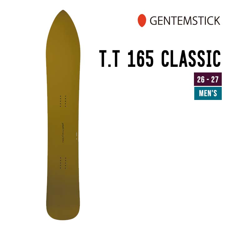 メーカー希望小売価格はメーカーカタログに基づいて掲載していますレビュー特典の詳細内容はこちらをご覧ください。GENTEMSTICK ゲンテンスティック 26-27 TT 165 CLASSIC ティーティー クラシック 2026-2027 ...
