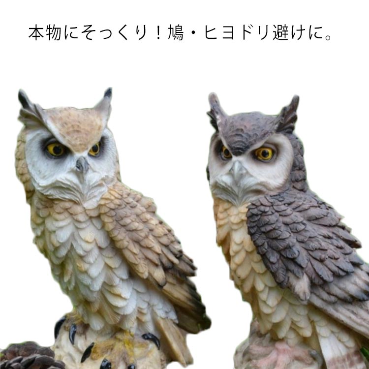 農作物を荒らす害鳥でお困りの方にピッタリ。庭やラベンダーの鳥糞害に悩んでいる方にもおすすめ。【不苦労・福ろう】の縁起物として玄関などに飾っても可愛い。●製造ロットにより、細部形状の違いや、同色でも色味に多少の誤差が生じます。●パッケージは改...