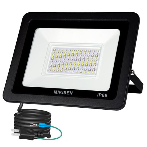 仕様:【定格入力电压:AC90-110V / 50~60Hz】【消費電力:100w】【ケーブル長:1.8m、アース端子付2Pプラグ】【色温度:6500K 12000LM】【演色性:Ra≧80 】【発光角度:120°】【ボルトアンカーサイズ:...