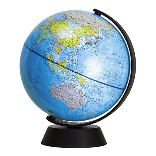 デスクにも置けるスマートな地球儀です。 国ごとに色分けされた行政図タイプ。国の位置や大きさが分かりやすく、学習に最適です。 【球径】20cm 【重量】304g 【タイプ】行政図タイプ 【縮尺】約1:63,000,000