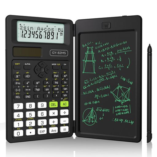 【240関数&amp;電子メモパッド付き&amp;ペン圧感知】NEWYES 240関数電卓は基本的な四則演算はもちろん、分数、パーセント計算から、三角関数、対数、統計計算、座標変換といった専門的な計算まで、240種類もの関数・機能を搭載して...