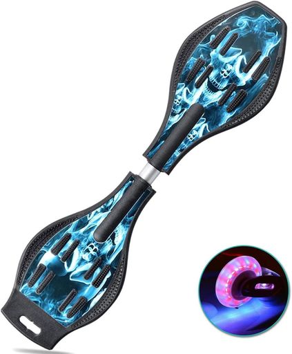 【滑り止め性能に優れたデッキ】ブレイブボードのサイズ:86*22*10CM 重量:約3KG 耐荷重:約60KG 複数の滑り止め粒子のデザインは、より高い滑り止め力を提供します。ブレボーのパターンは特別の「熱転写技術」で印刷され、はっきりして...