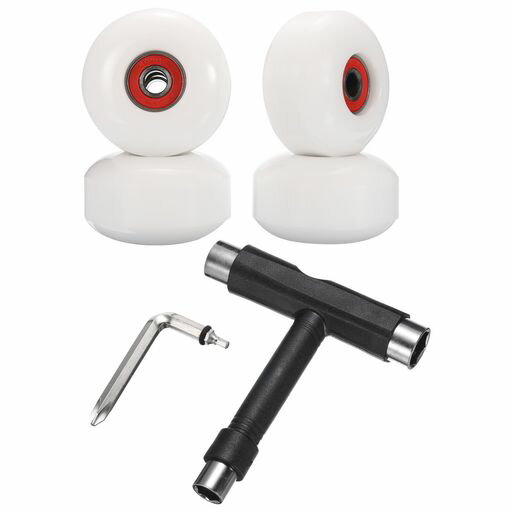硬度:95A;ホイールサイズ:32x52mm/1.26x2.05(厚さx外径);ベアリングサイズ:22x8mm/0.87x0.31(外径x内径);パッキングリスト:スケートボードホイール4個、オールインワンスケートツール1個、Phillip...