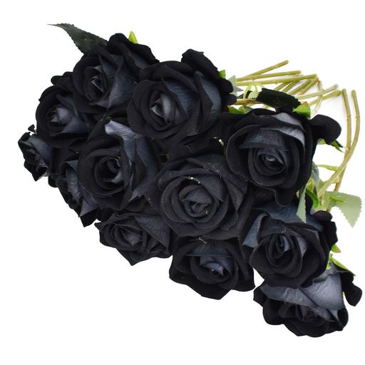 【リアルな素材】赤い造花はすべてシルク生地と耐久性のあるプラスチックの茎(形状を固定するために中に鉄線が入っています)で作られており、リアルな緑の葉が付いています。偽のバラを本物のように見せます。洗濯可能で耐久性があり、茎が色あせしにくいた...