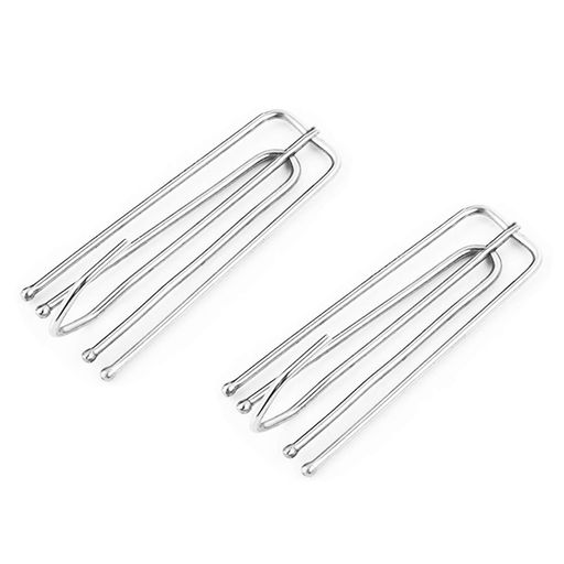 ステンレススチール製で、非常に硬くて頑丈なので、フックやカーテンリングの数を節約できます。だから、取り付けるフックやカーテンリングの数が少なくて済みますし、取り付ける時間と追加の費用も節約できます。 各パックには30個の個別のフックが入って...