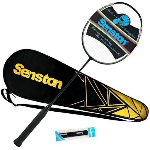 [ラケットパラメーター]:SenstonN80/370ひもなし重量5U(75g-79g)/G4グリップ/バランスポイント:295+-3mm/長さ:675mm/プリストリングテンション:24ポンド-26ポンド [100%フルカーボンファイバー...