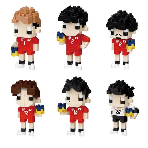 バレーボール男子日本代表がミニナノに新登場! 「ミニナノ」はブラインドパッケージで展開するちっちゃくてカワイイ、ナノブロックのミニコレクタブルライン。■ 西田有志選手、小野寺大志選手、関田誠大選手、高橋藍選手、石川祐希選手、山本智大選手の6...