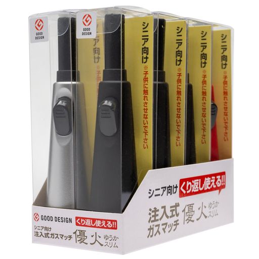 着火レバーが押しやすい通常炎のガスライターの8本セット。繰り返し使えるガス注入式 場所をとらないコンパクトなデザイン。立てて置くことができるのでお仏壇周りにおすすめ カラー:レッド、シルバー、ブラック(合計8本セット) 本体重量:30g 入...